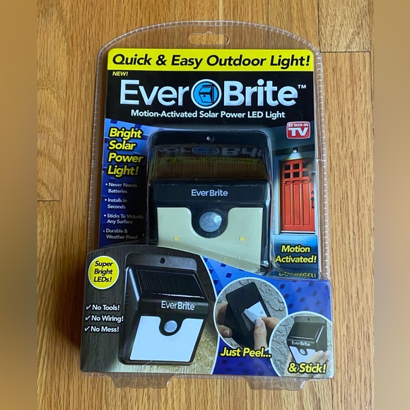As Seen On TV | Other | New Everbrite Motionactivated Solar Power Led ...